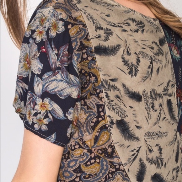 April Spirit | Tops | Flower Pattern Flowy Top Aprilspirit New | Poshmark